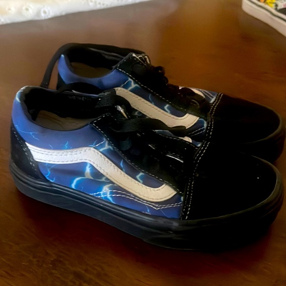 Vans | Shoes | Vans Little Boy Old Skool Lightning | Poshmark